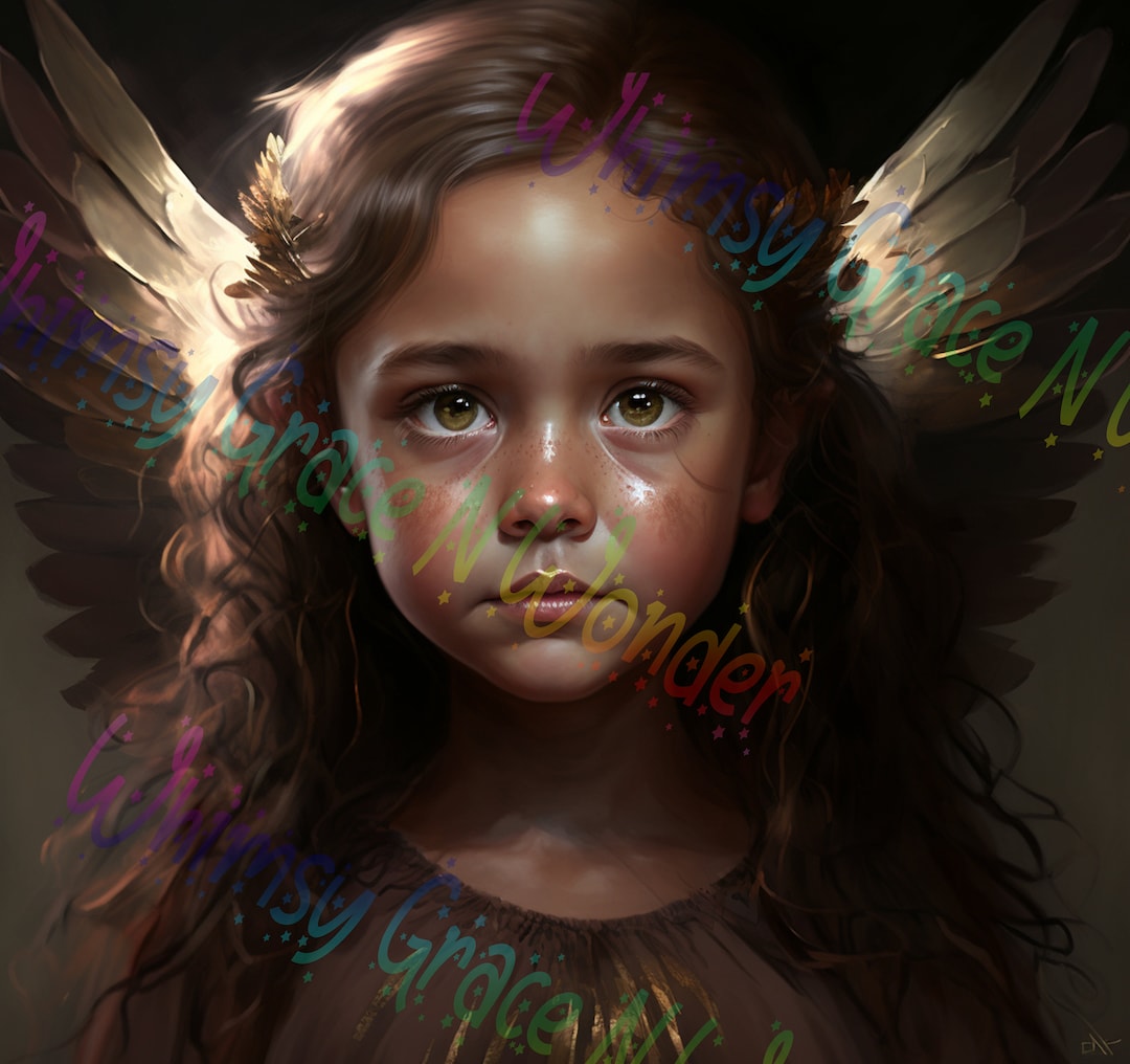 Fairy Fae Elf Winged Child Fantasy Angel PNG - Etsy