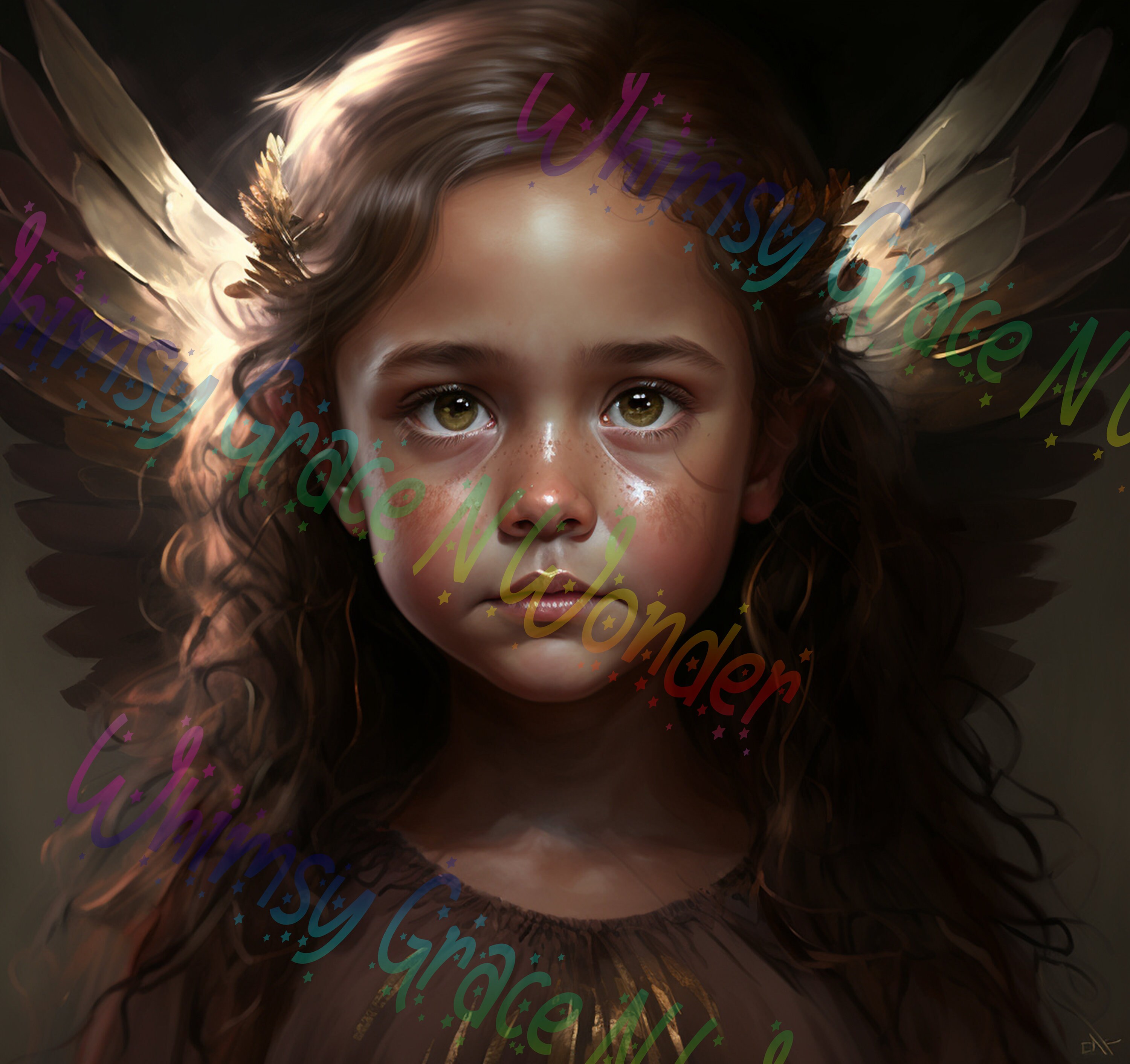 Fairy Fae Elf Winged Child Fantasy Angel PNG - Etsy