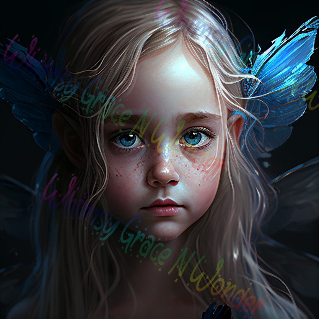 Fae Fairie Elf Elvian Child Age of Innocence Wings PNG - Etsy
