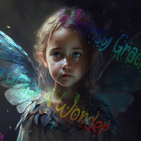 Fairy Age of Innocence Fantasy Fae Elf Forest Child PNG - Etsy