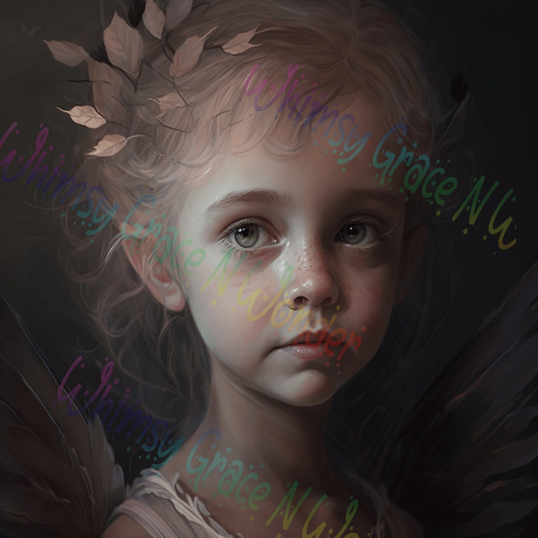 Elvian Child Fairy Fae Fantasy PNG - Etsy