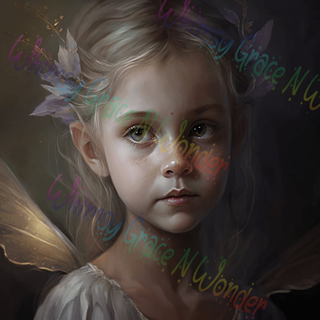 Fantasy Fairy Fae Elf Child Innocence Digital PNG - Etsy