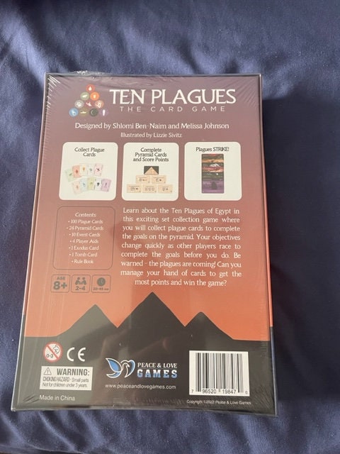 Ten Plagues the Card Game - Etsy
