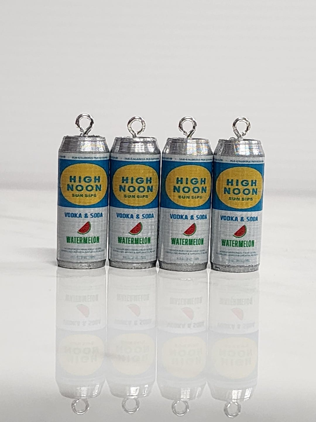 High Noon Hard Seltzer Vodka Charms for Bracelets, Necklaces. Set of 4 ...
