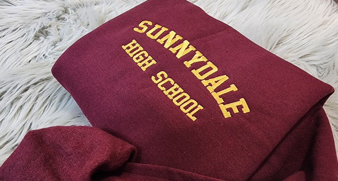 Embroidered Sunnydale High School Unisex Sweatshirt, Buffy Sweatshirt ...