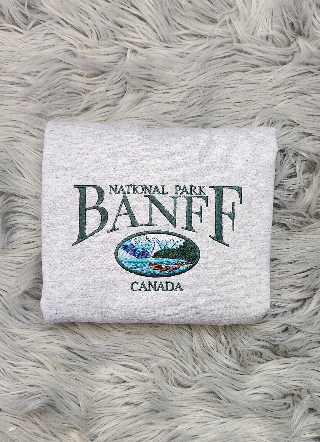 Embroidered Banff National Park Canada Unisex Sweatshirt Canada Parks ...