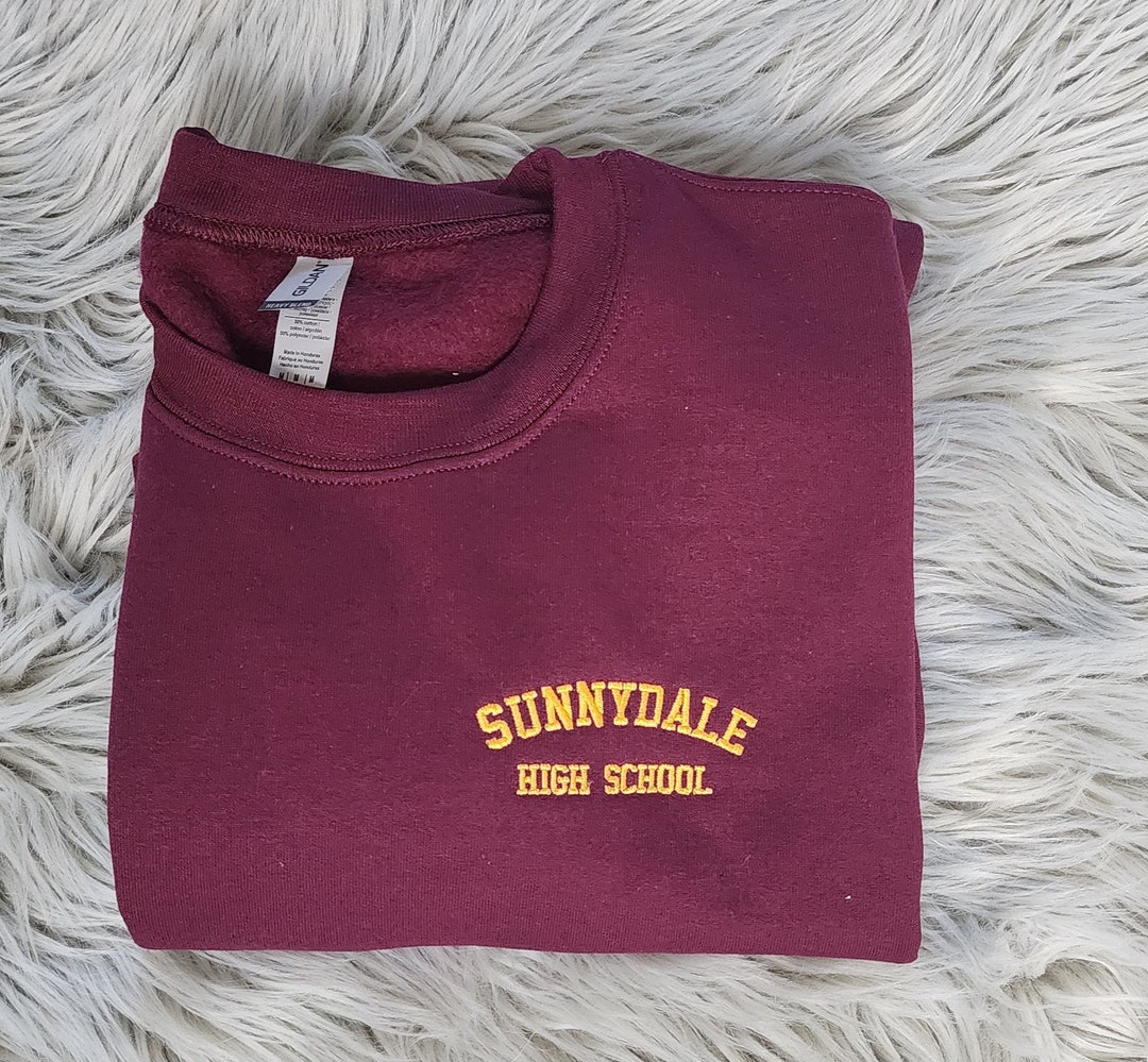 Embroidered Sunnydale High School Unisex Sweatshirt, Buffy Sweatshirt ...