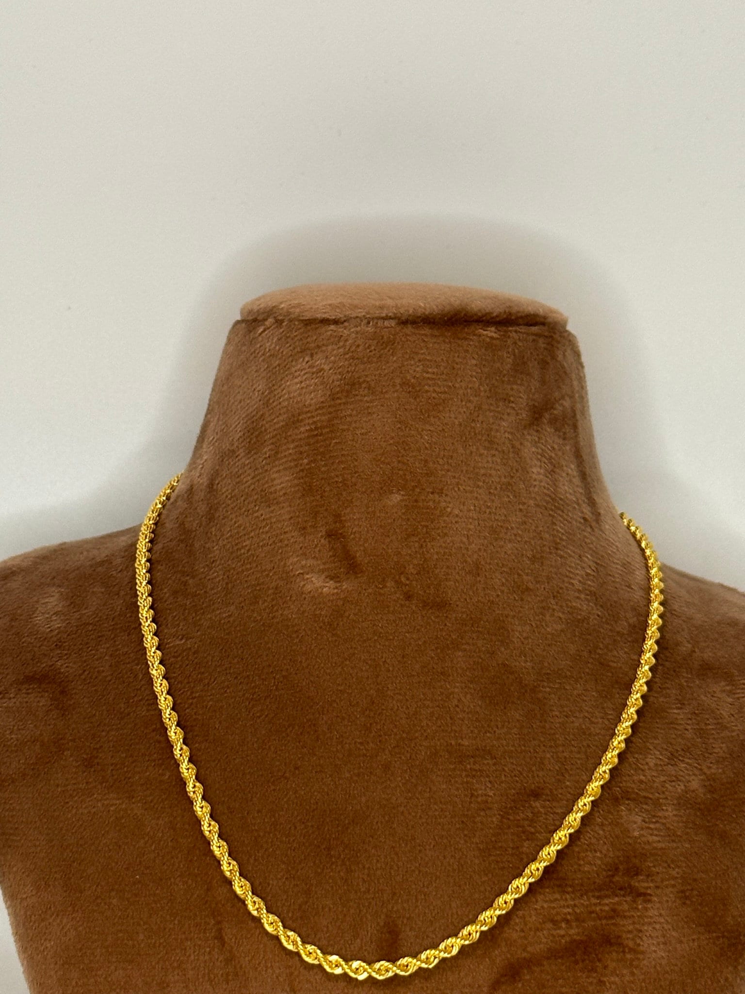 22K Gold Rope Chain 22k Rope Chains Tarnish-resistant & Timelessly ...