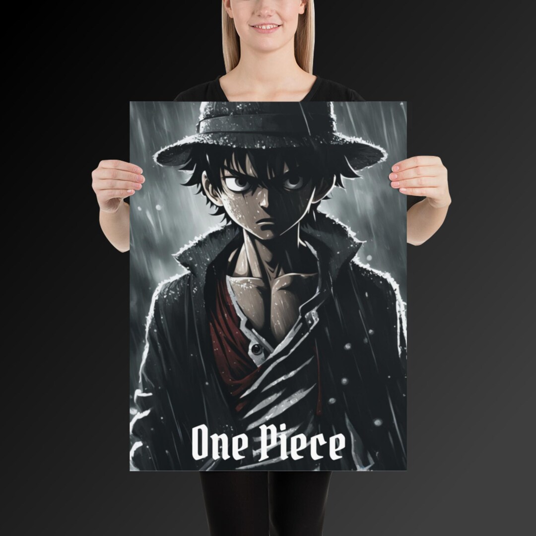 One Piece Anime Luffy Fun Dark Gaming Room Boys Decoration Poster - Etsy
