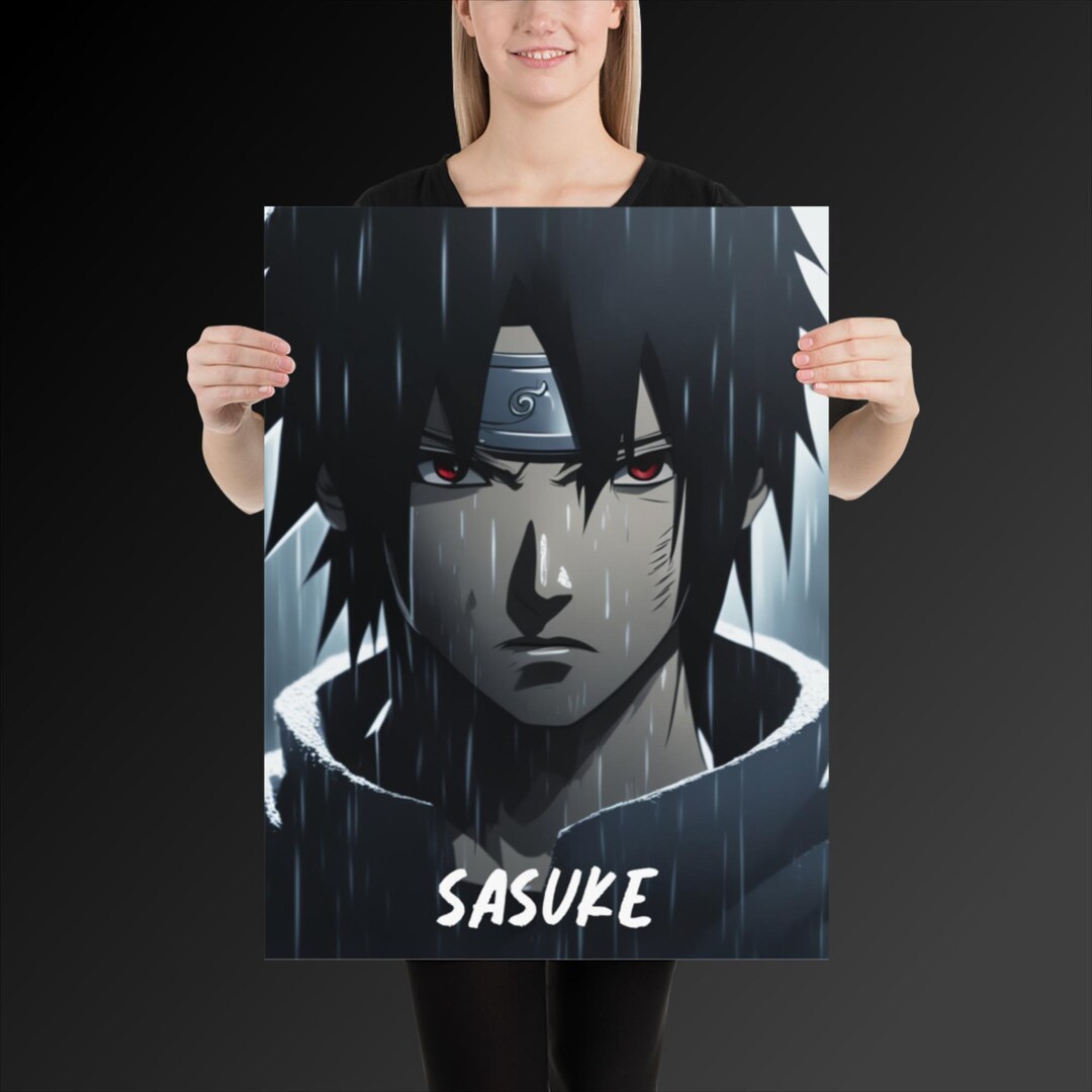 Sasuke Uchiha Inspired Poster - Etsy