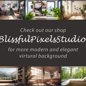 Reading Nook Virtual Background - Peaceful Forest, Bookshelf, Window ...