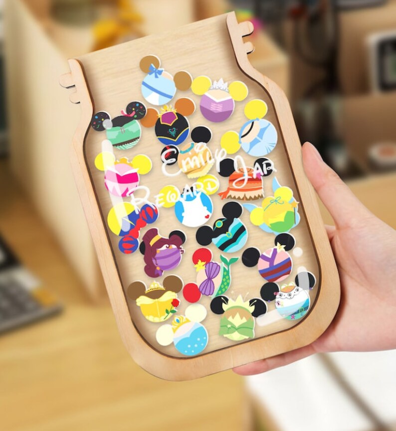 Custom Magnetic Reward Jar Classroom Behavior, Personalized Tokens ...