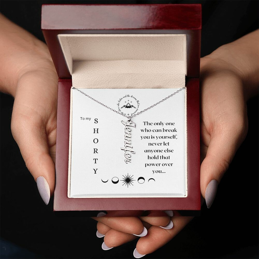 Acotar Velaris Themed Personalized Vertical Monogram Necklace - Etsy