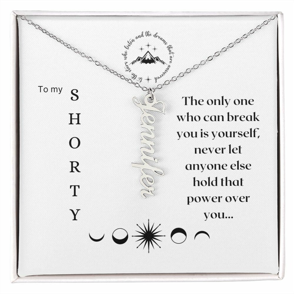 Acotar Velaris Themed Personalized Vertical Monogram Necklace - Etsy