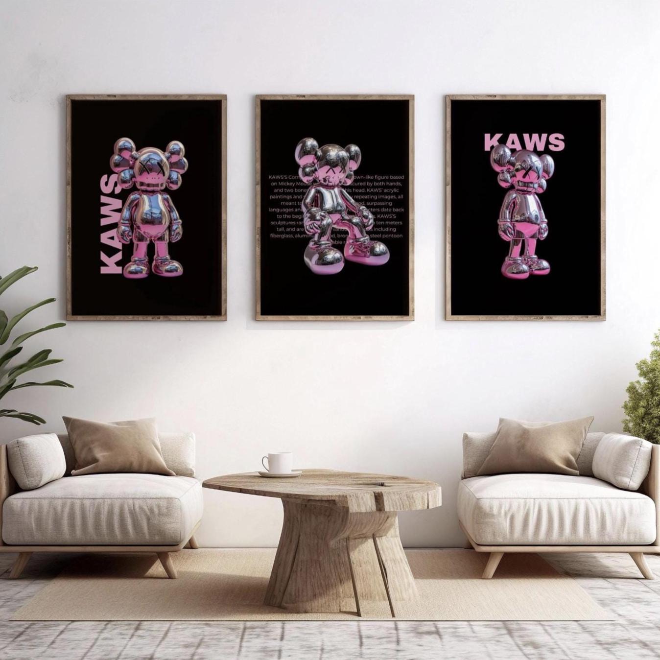 Hypebeast Toys Style Poster, Pop Art Figure Wall Art, Graffiti Style ...