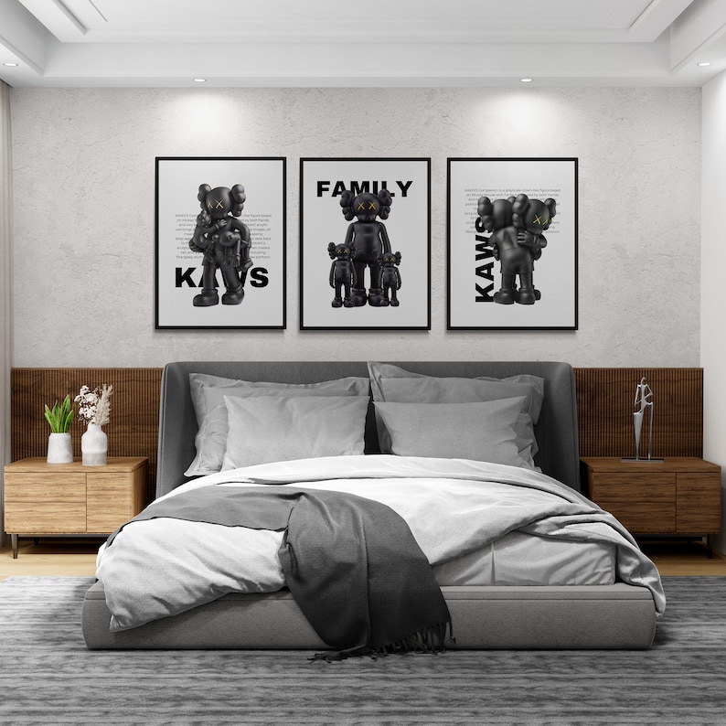 Hypebeast Kaws Family Poster: Figure Printable Wall Art (digital ...