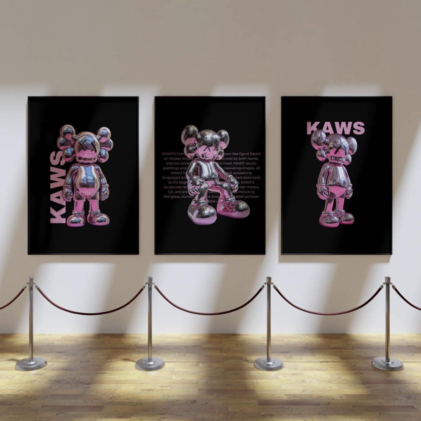 Hypebeast Toys Style Poster, Pop Art Figure Wall Art, Graffiti Style ...