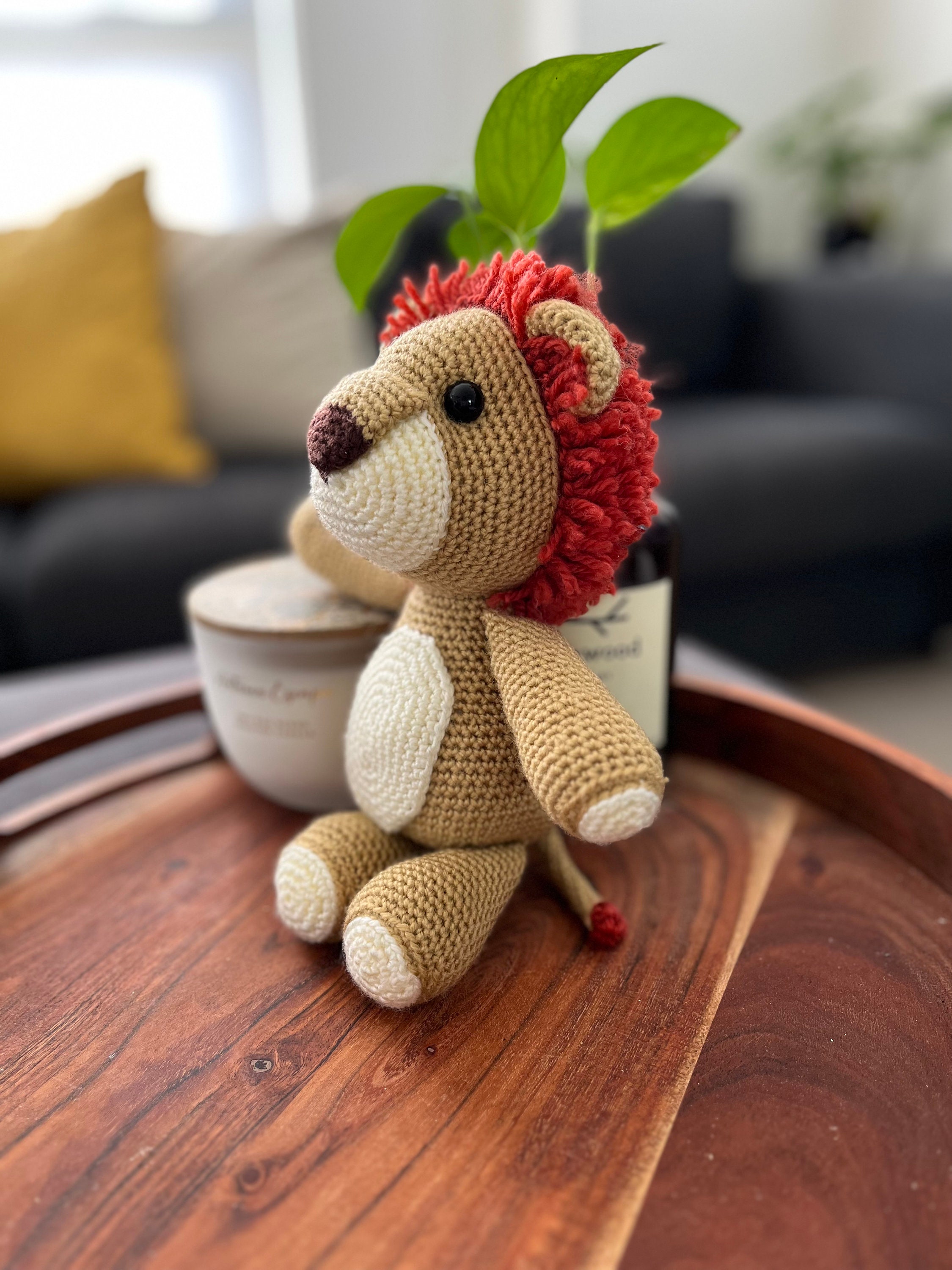 Leonard the Lion Amigurumi Plush - Etsy