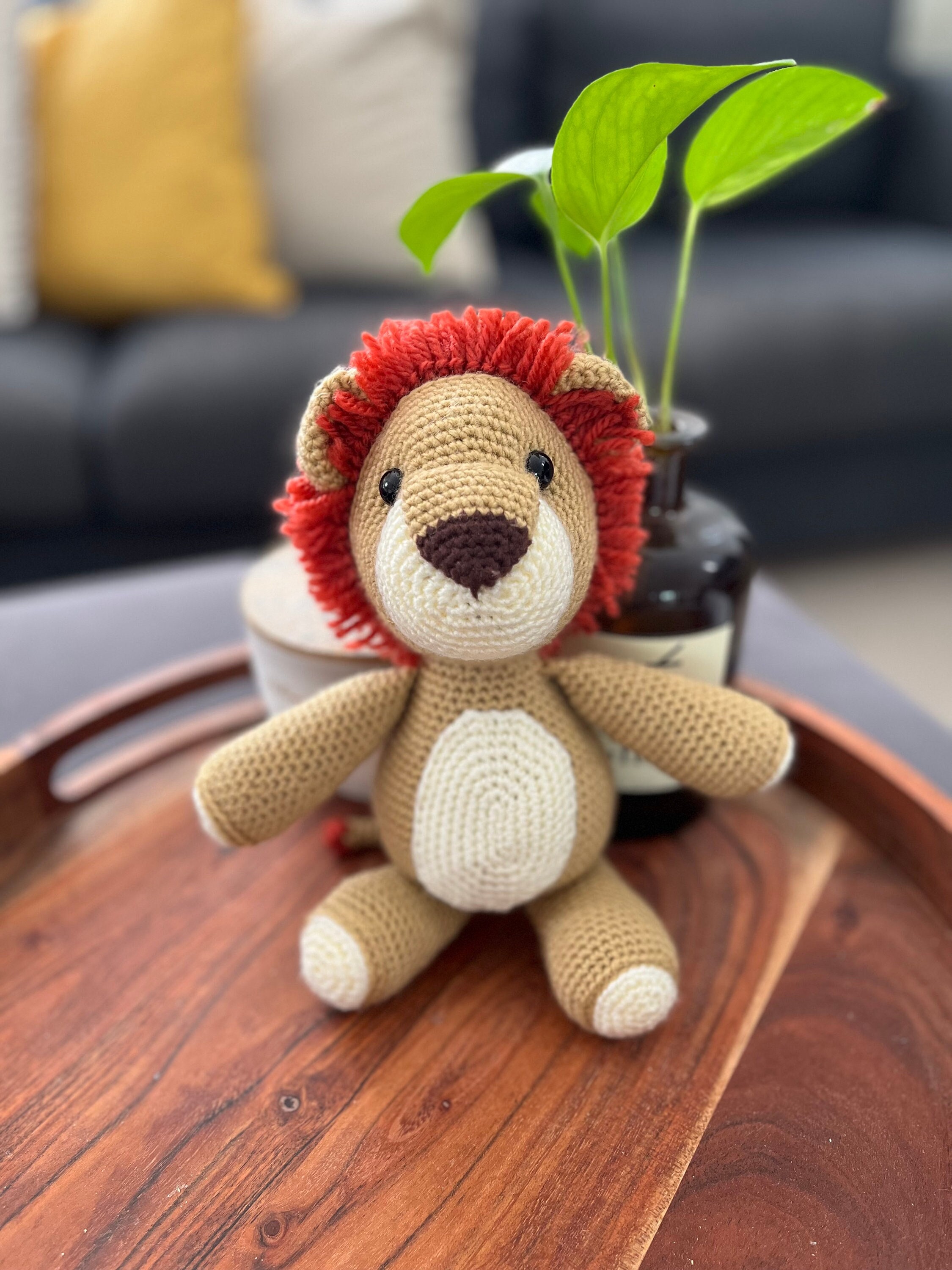 Leonard the Lion Amigurumi Plush - Etsy
