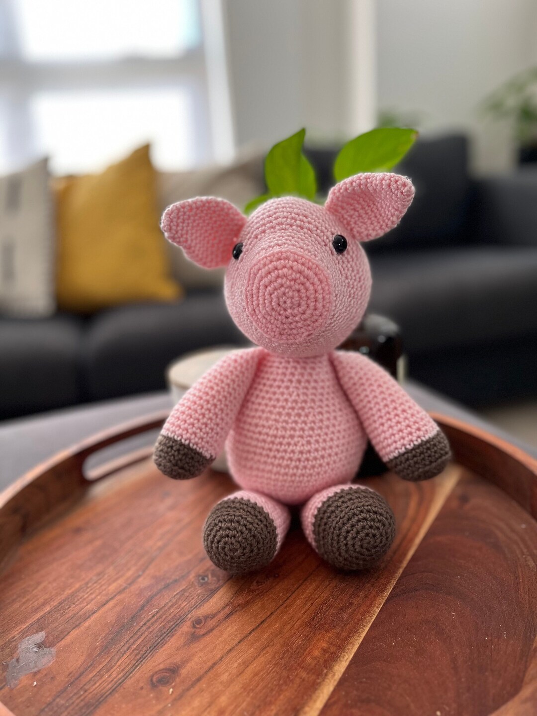 Poppy the Pig Amigurumi Plush - Etsy
