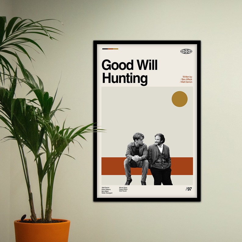 Good Will Hunting Poster Retro Poster Vintage Movie Poster - Etsy