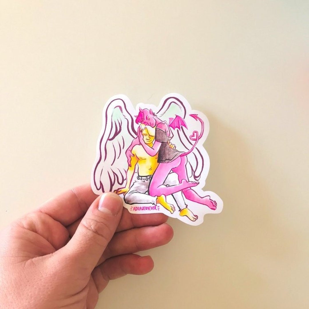 CHEEKY DEVIL STICKER - Etsy