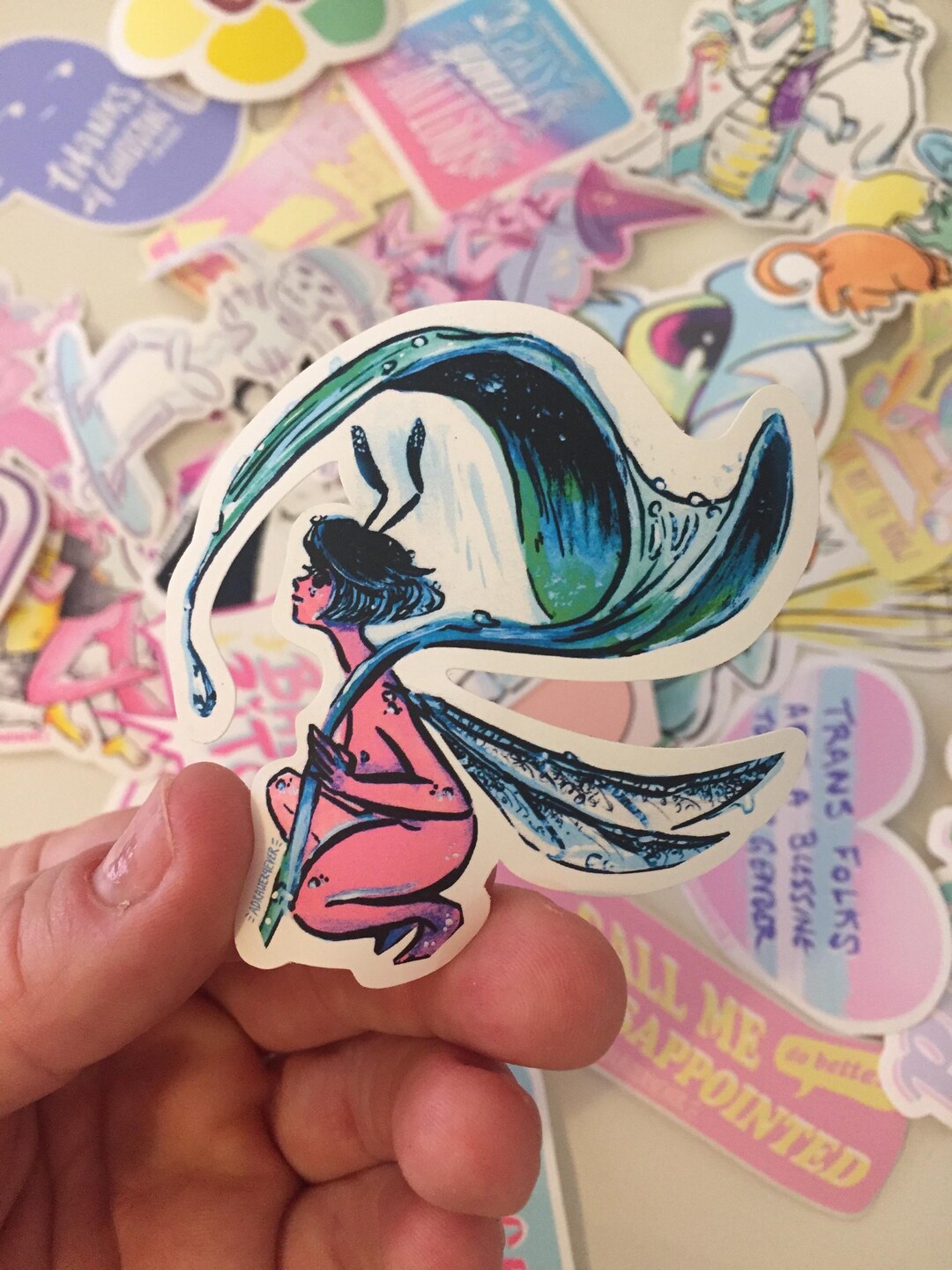 RAIN PIXIE STICKER - Etsy