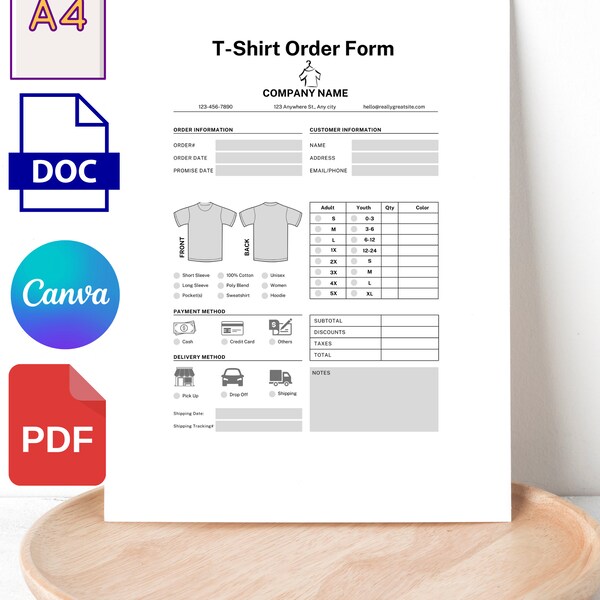 Custom Order Form - Etsy