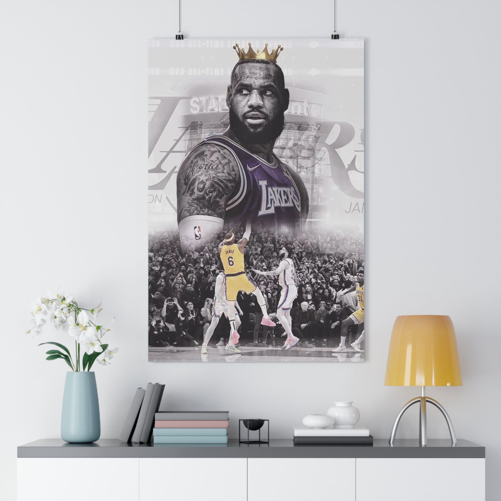 Premium Lebron James Poster King James Unleashed - Etsy
