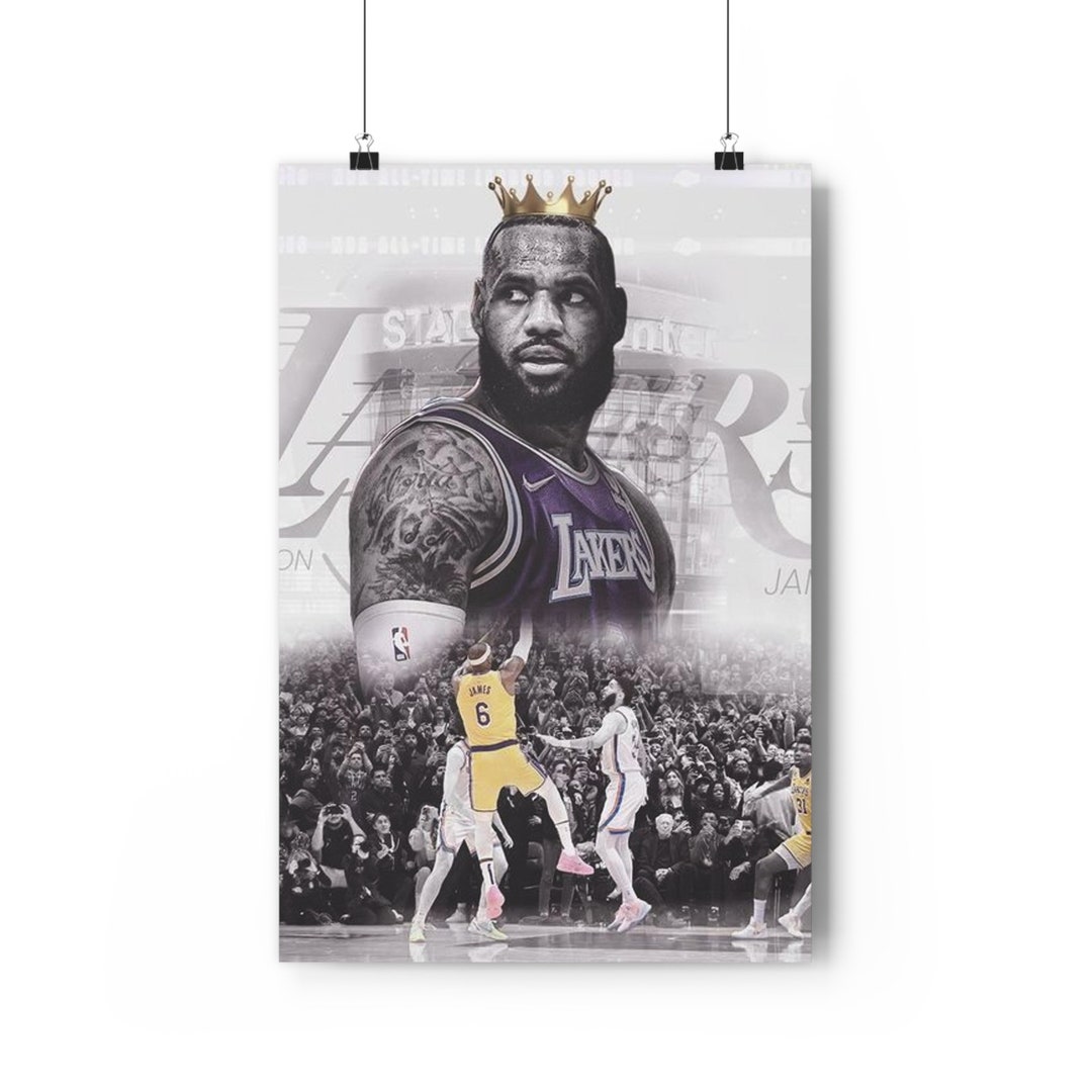 Premium Lebron James Poster King James Unleashed - Etsy