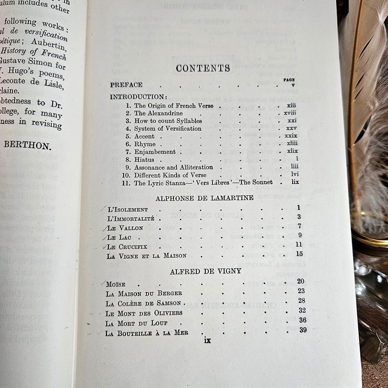 Nine French Poets 1820-1880, Vintage French Book - Etsy