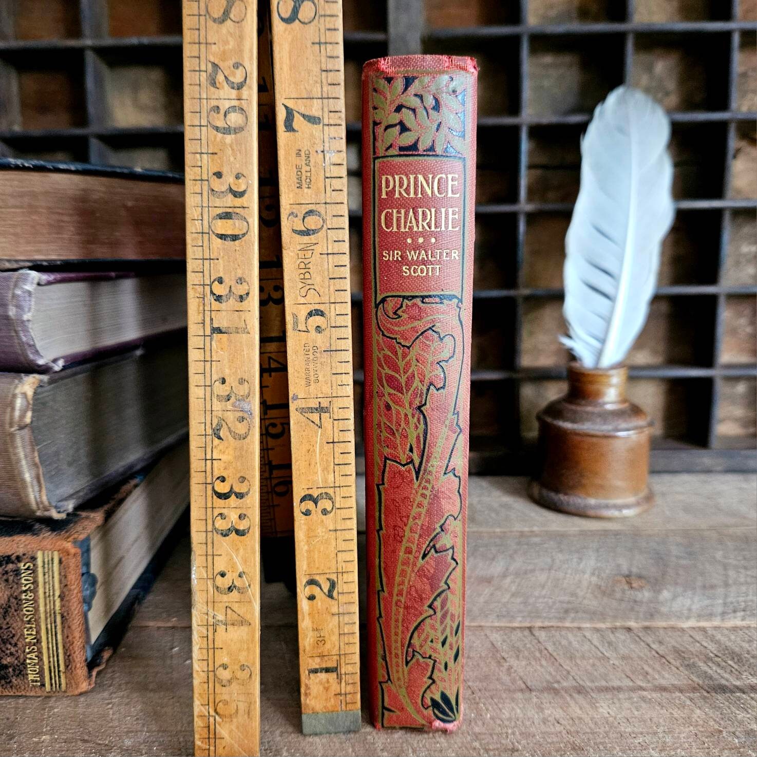 The Story of Prince Charlie by Sir Walter Scott, Red Decorative ...