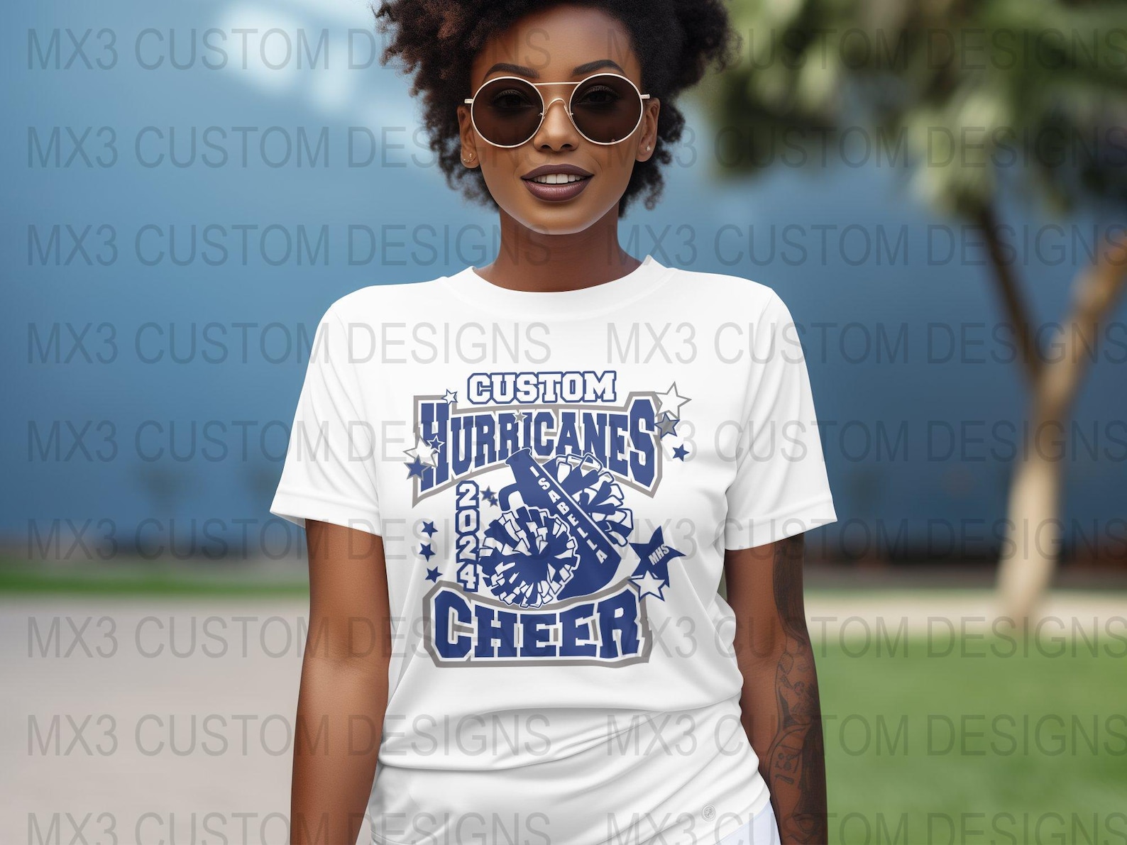 Custom Cheer Digital SVG File, Personalized Cheerleading Design, Cheer ...