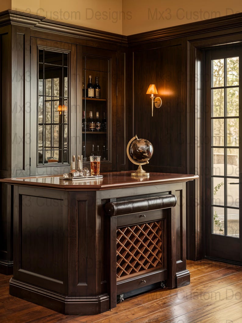 Home Bars Digital Backdrops Photography Sets, Indoor Bar Themed ...