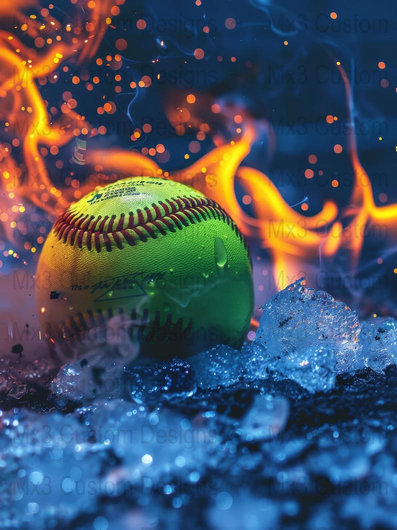Softball Digital Photography Backdrops Bundle, Sports Themed Digital ...
