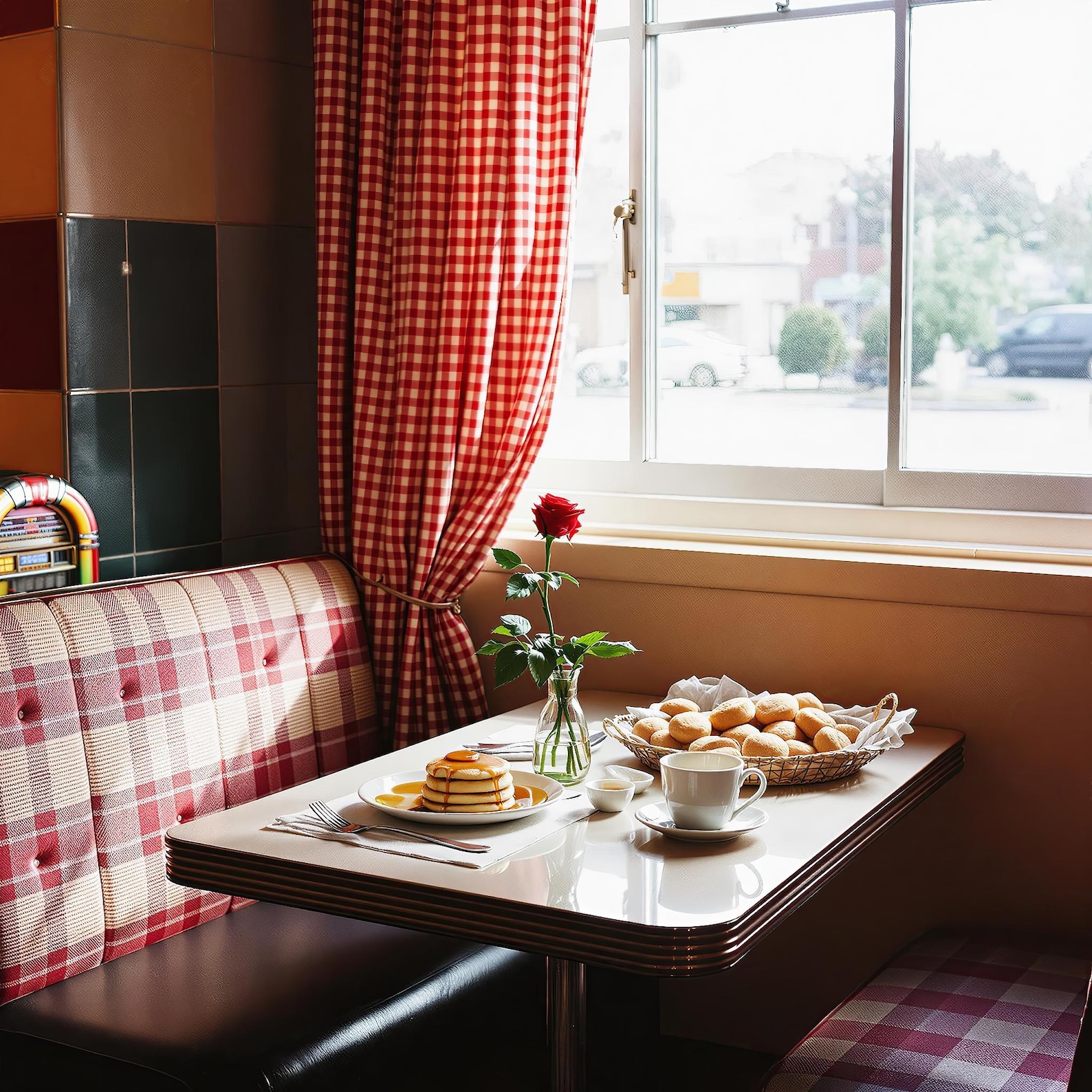 Retro Diner Digital Photography Backdrops, Vintage Decor Scenes ...