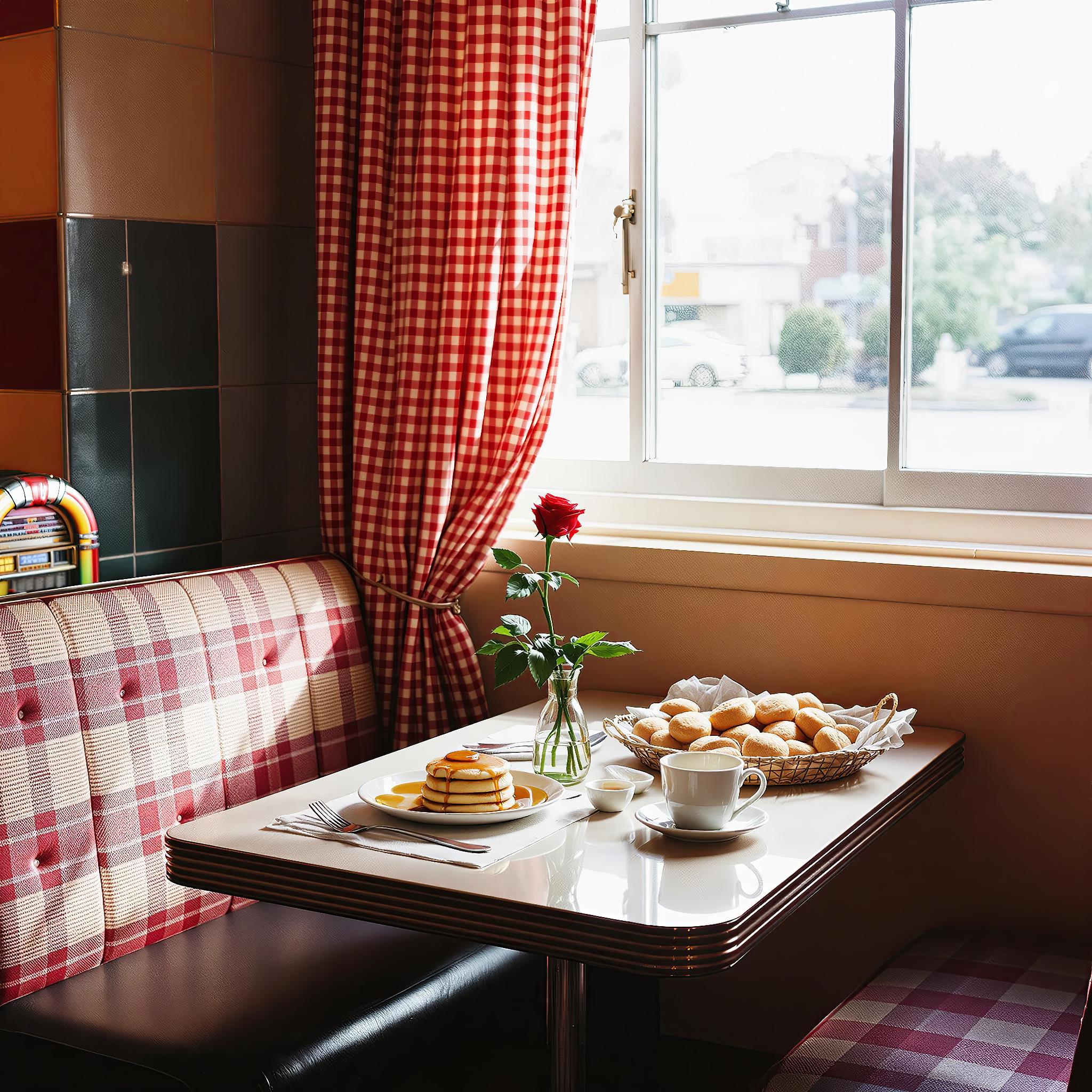 Retro Diner Digital Photography Backdrops, Vintage Decor Scenes ...