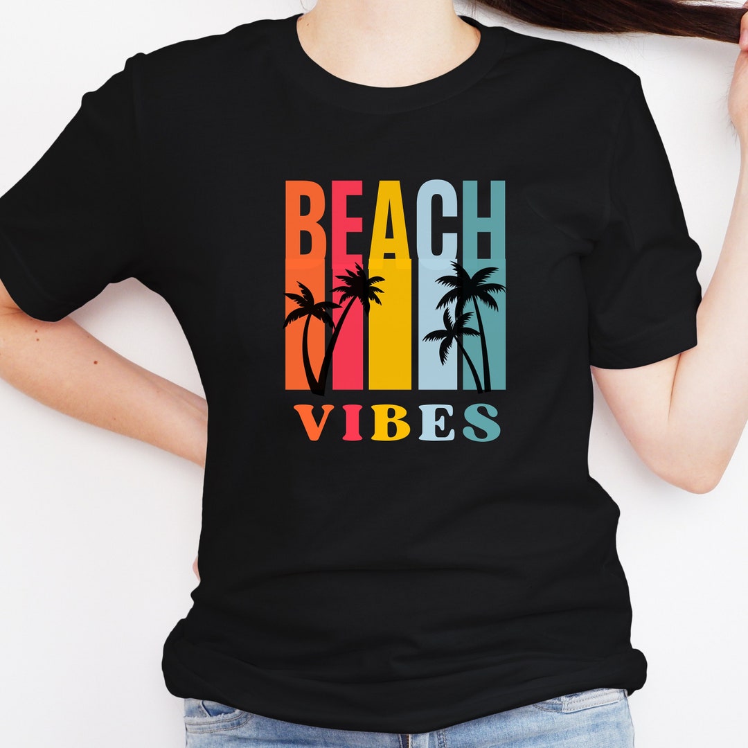 Retro Beach Shirt Vintage Beach Wear Colorful Shirt Summer - Etsy