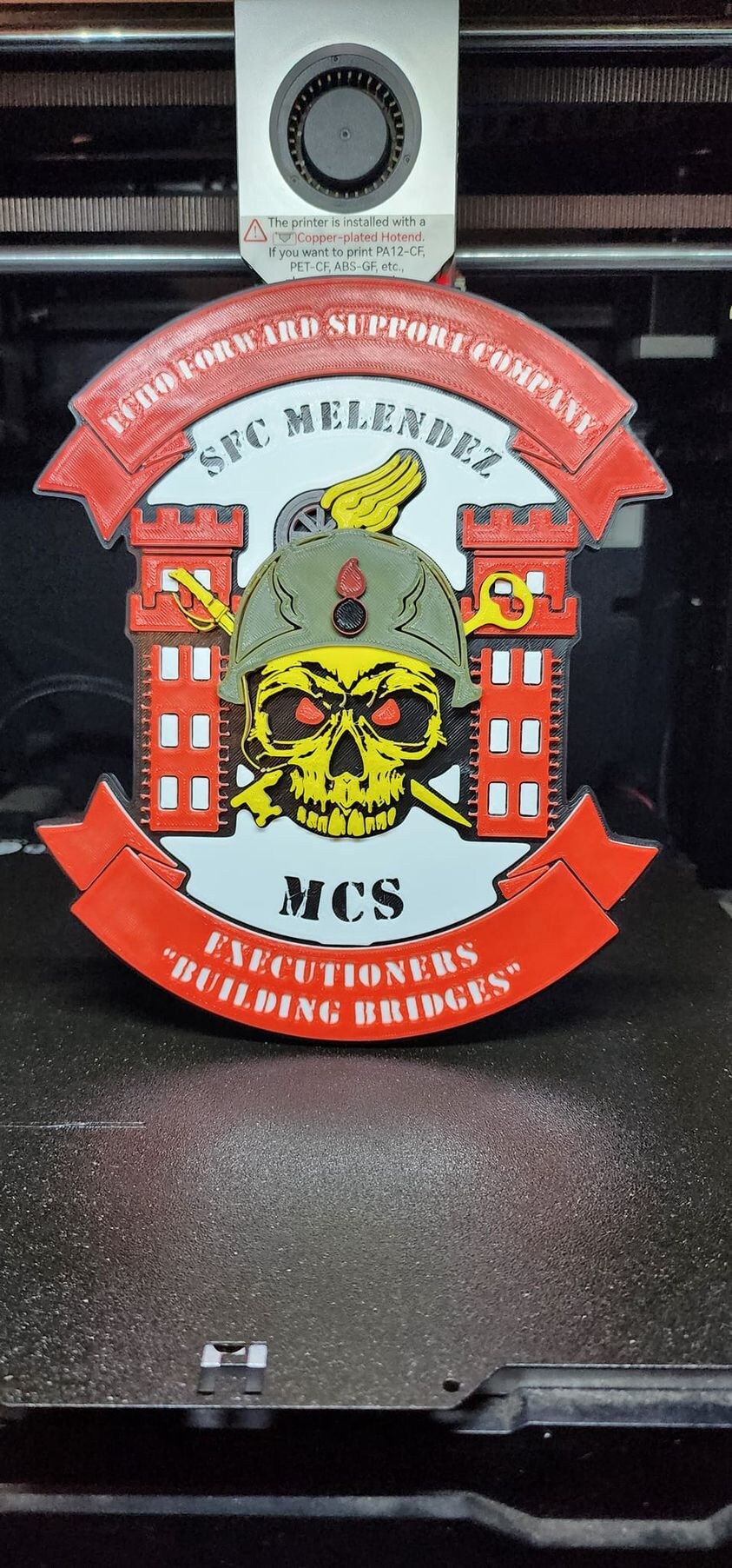 3D Printed Custom Military Unit Crest / Logo - Etsy