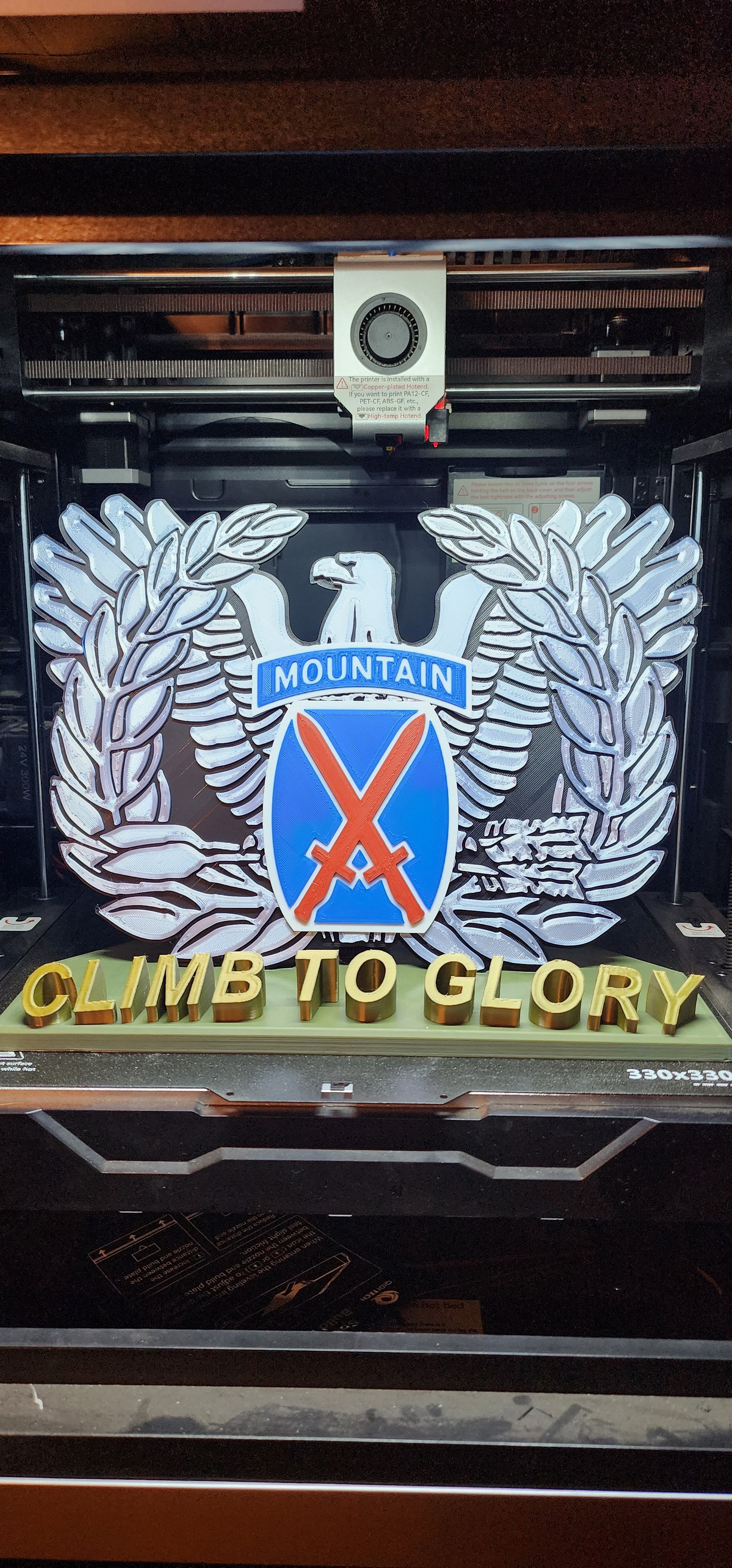 3D Printed Custom Military Unit Crest / Logo - Etsy