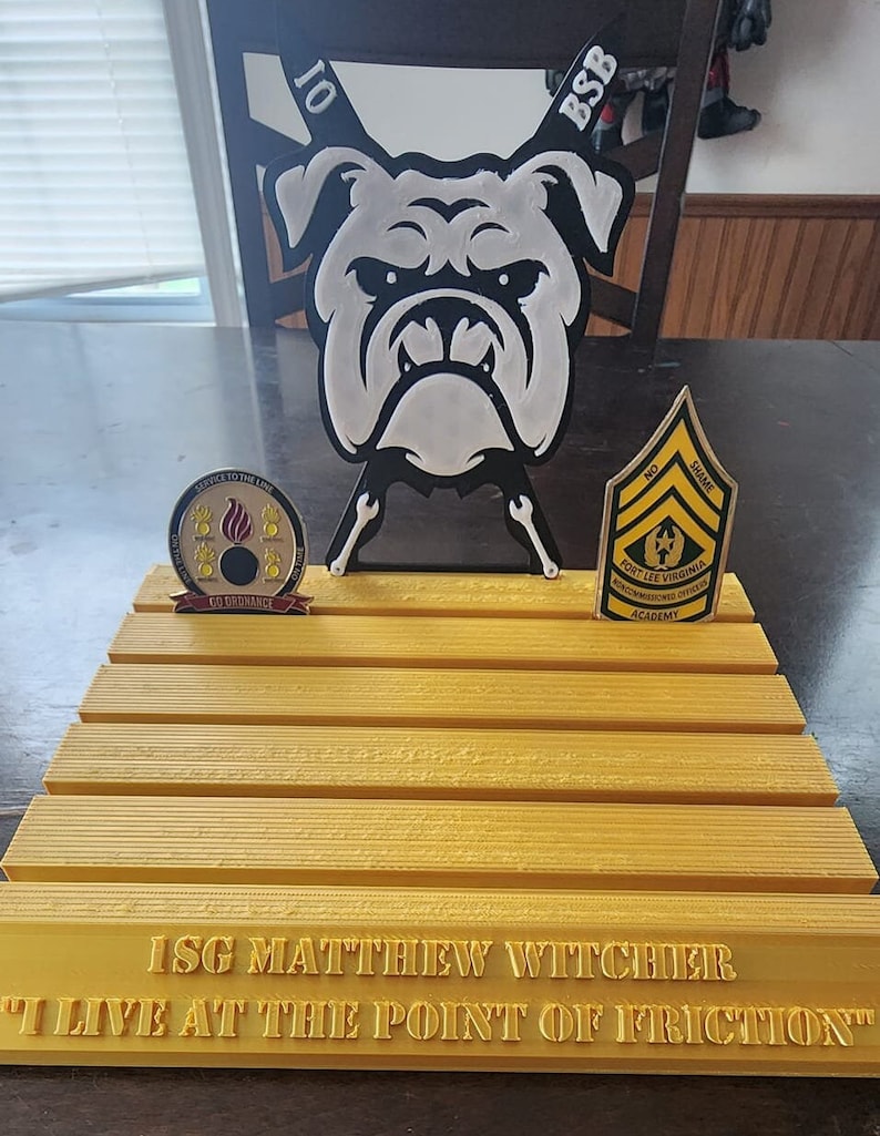 3D Printed Challenge Coins Holder, Coin Display, Military Coin - Etsy