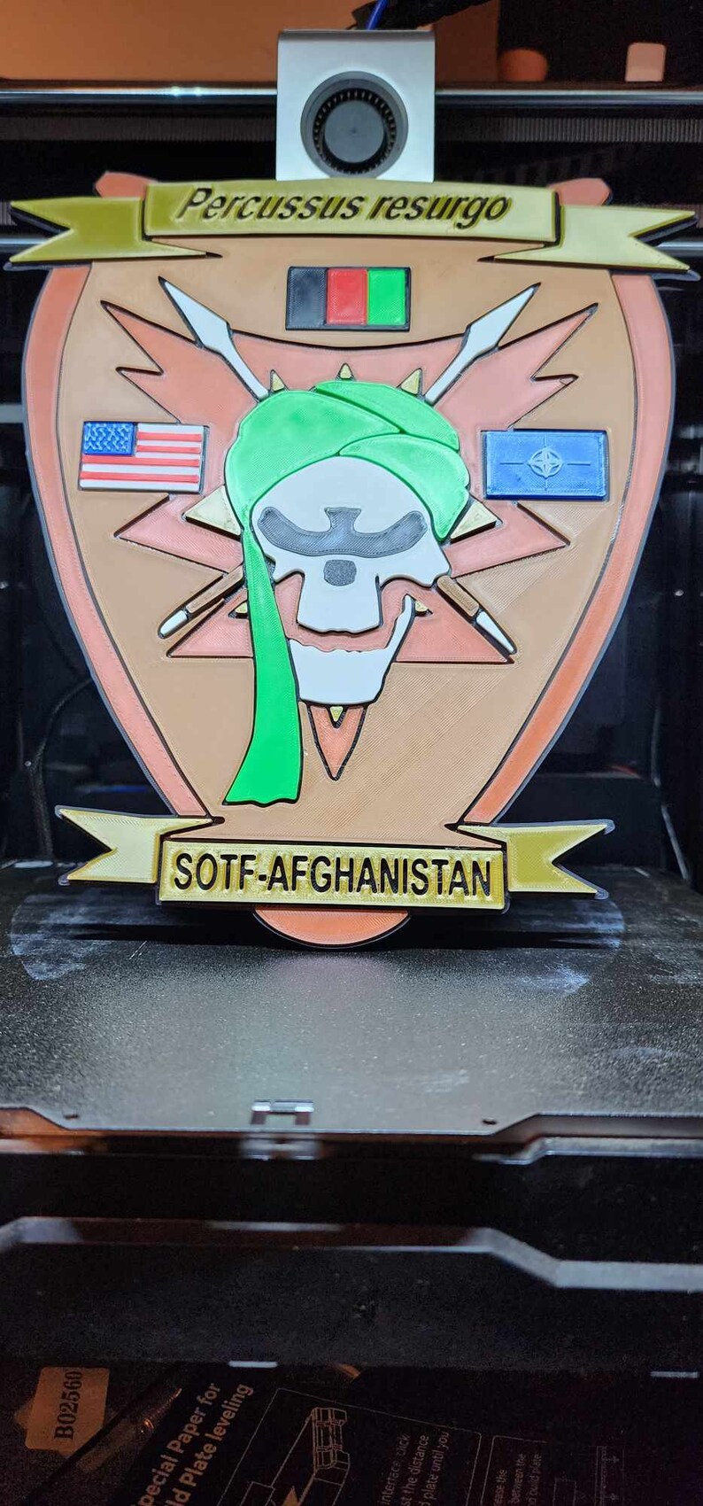 3D Printed Custom Military Unit Crest / Logo - Etsy