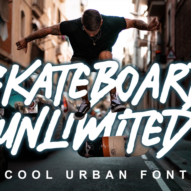 Skate Game Font - Etsy