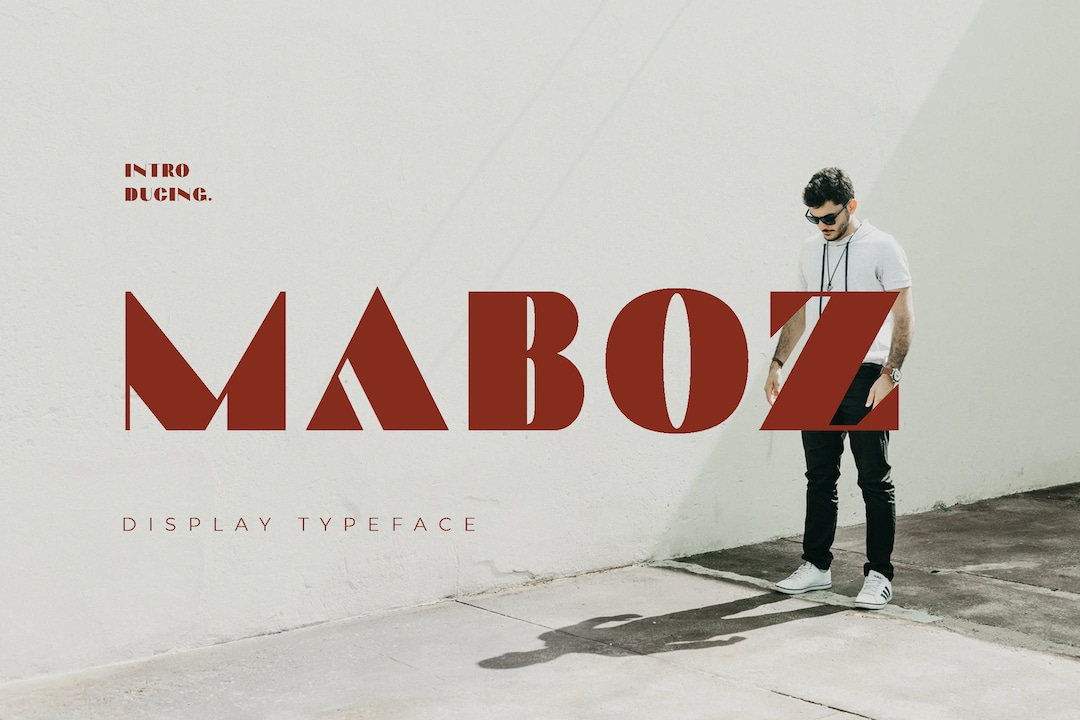 Maboz Font, Procreate Fonts, Instagram Font, Canva Fonts, Modern Font ...