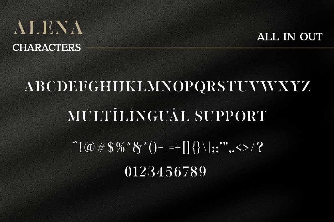 Alena Elegant Serif , Procreate Fonts, Instagram Font, Canva Fonts ...