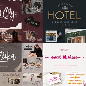 35 MODERN Handwritten Font Collection, Wedding Font, , Wedding ...