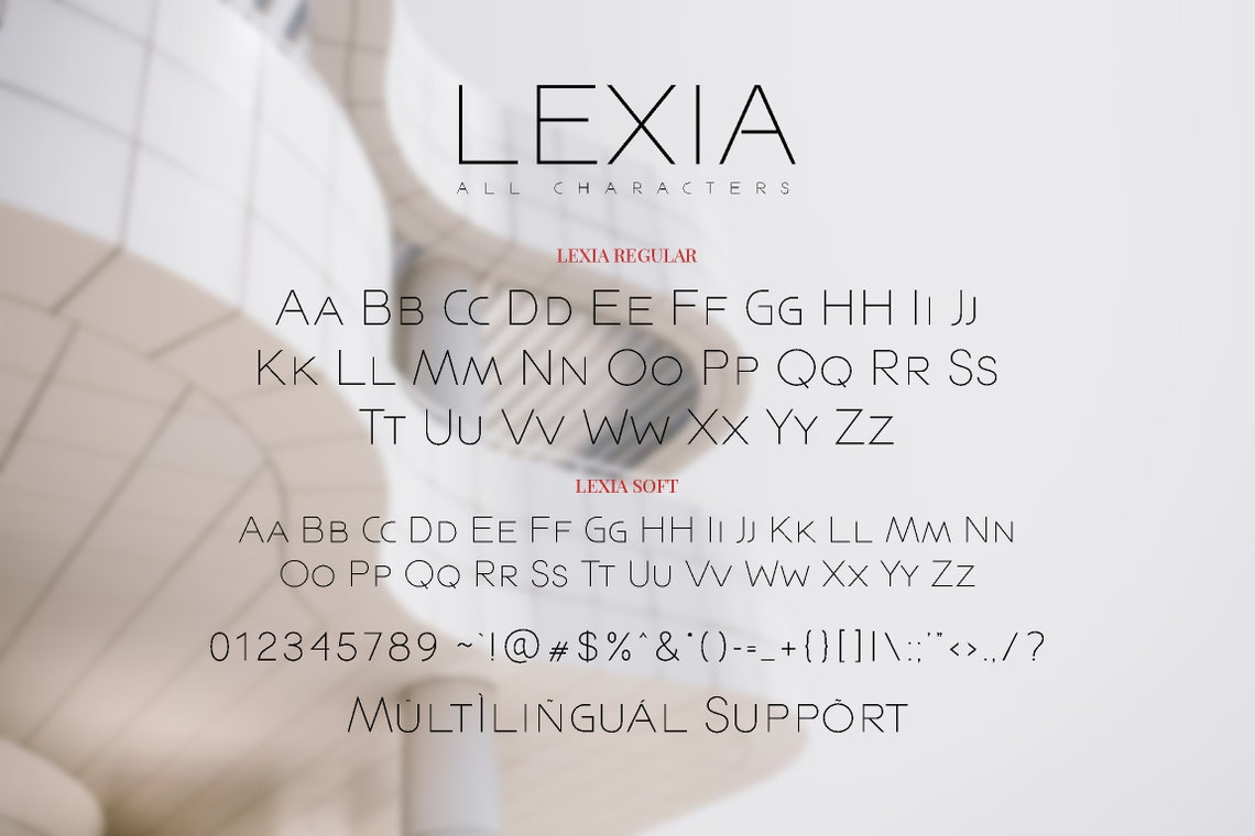 LEXIA Font, Procreate Fonts, Instagram Font, Canva Fonts, Modern Font ...