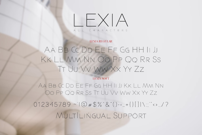 LEXIA Font, Procreate Fonts, Instagram Font, Canva Fonts, Modern Font ...