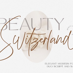 Beauty Switzerland ,procreate Fonts, Instagram Font, Canva Fonts ...