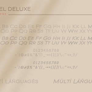 Modern Deluxe Font, Procreate Fonts, Instagram Font, Canva Fonts ...